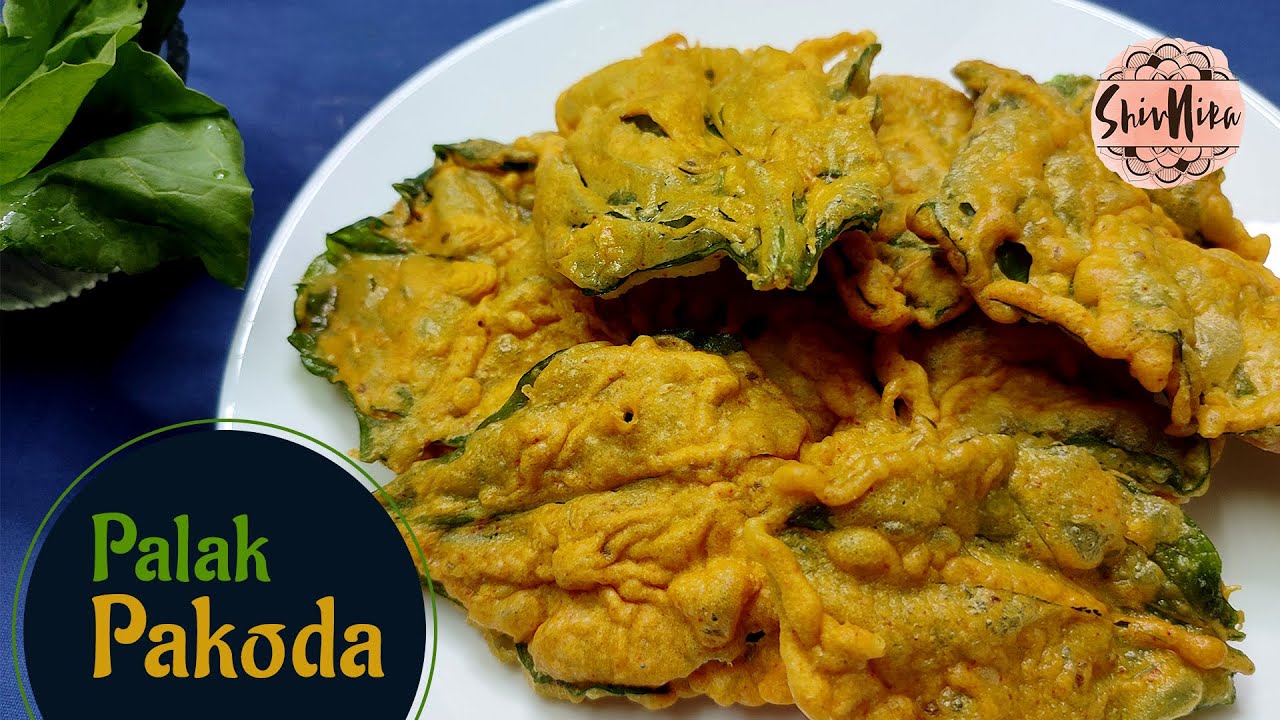 Crispy Palak Pakora | How to Make Palak Pakora | Palak Pakora Recipe ...