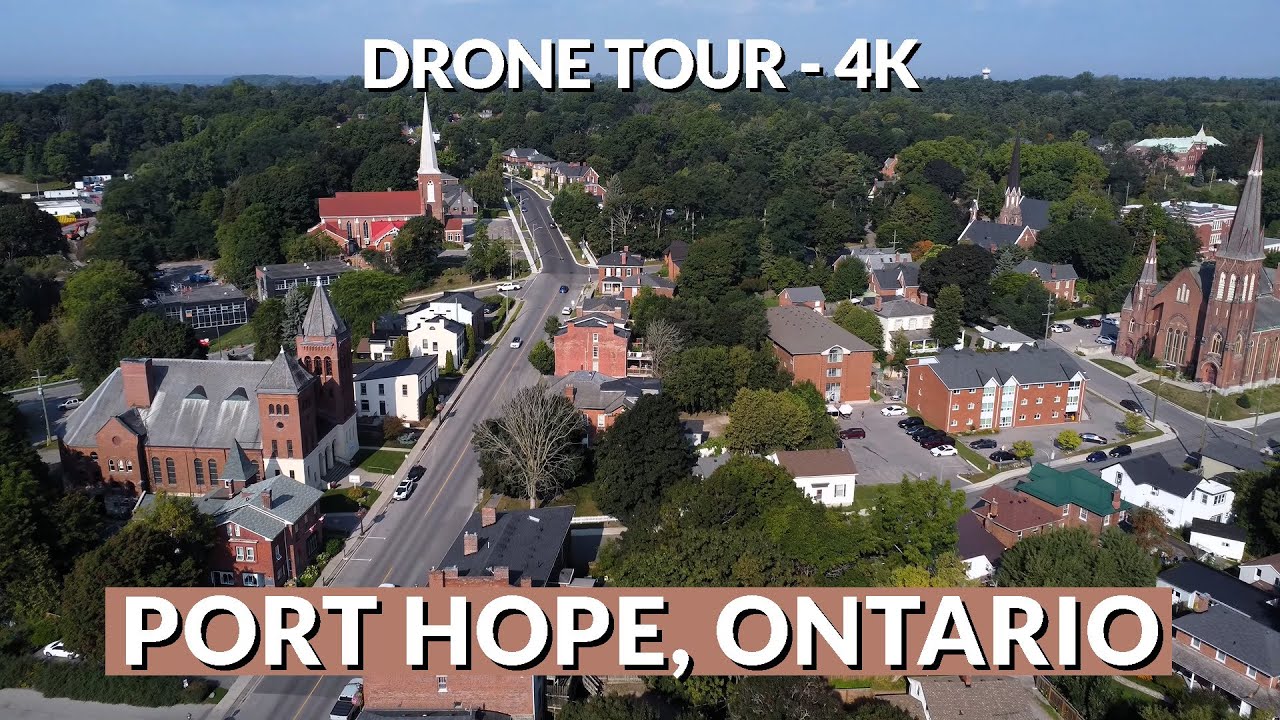 Drone Video of: Port Hope, Ontario - Highlights - YouTube