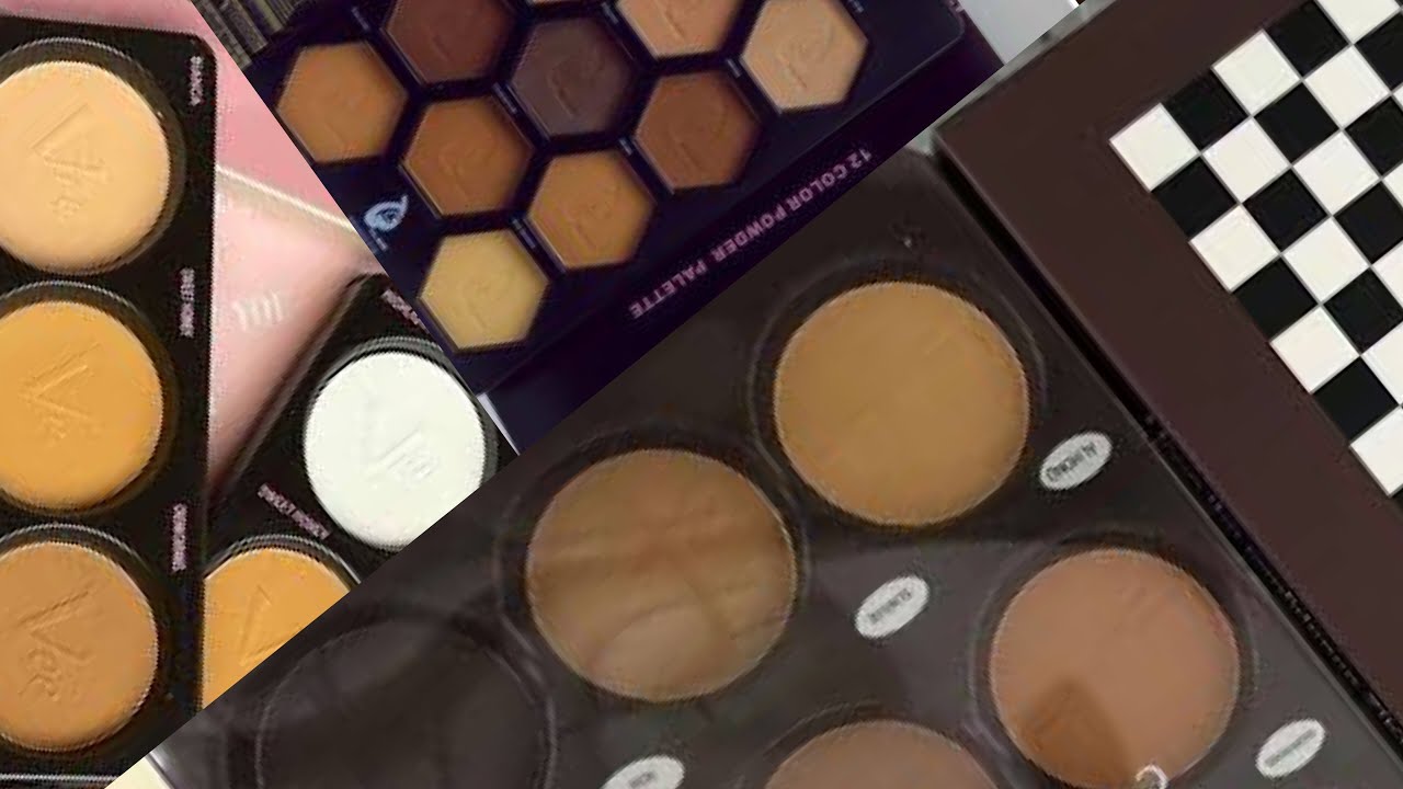 Top 5 powder pallet that are very affordable and effective #makeup # ...