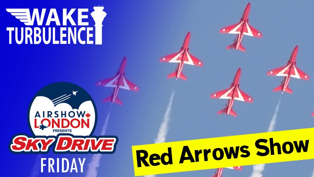 RAF Red Arrows Golden Hour Performance @ Airshow London SkyDrive 2024 ...