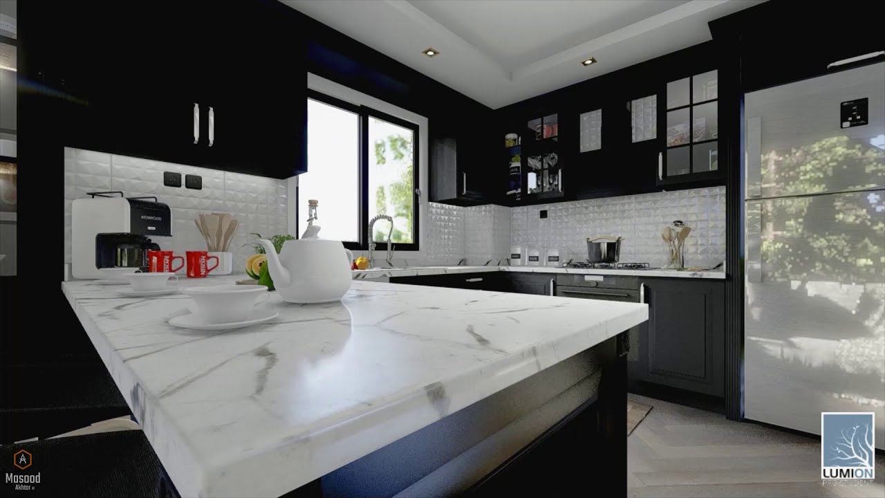 Lumion 11 Kitchen Render - YouTube