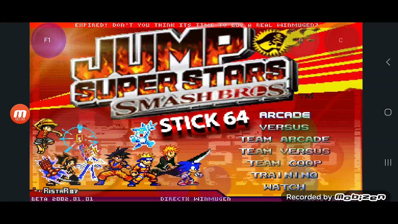 JUMP SuperStars SmashBros #SonicMugen - YouTube