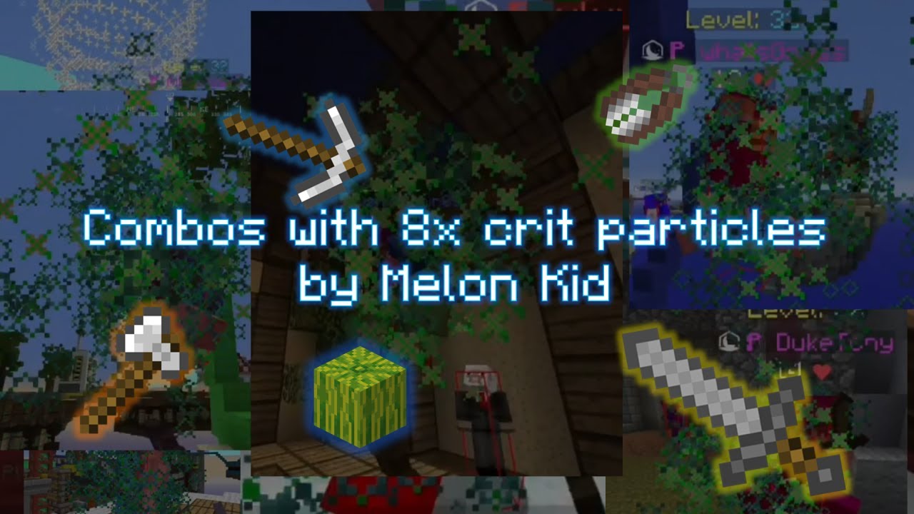 When you turn crit particles to 8x (bedwars montage) - YouTube