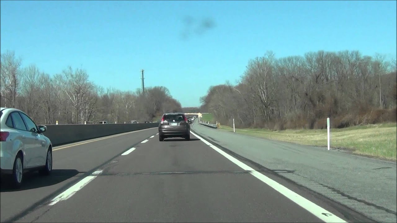 Pennsylvania - Interstate 76 West (PA Turnpike) - Mile Marker 280-270 ...