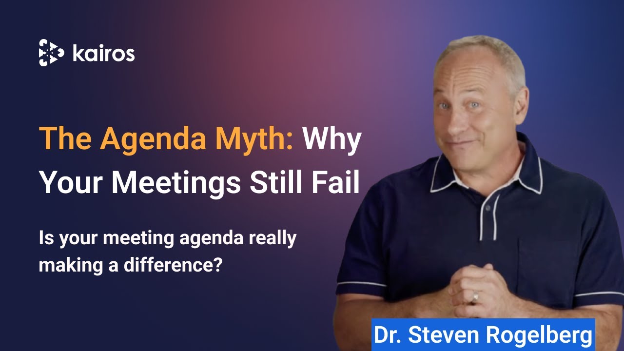 The Agenda Myth: Why Your Meetings Still Fail - YouTube