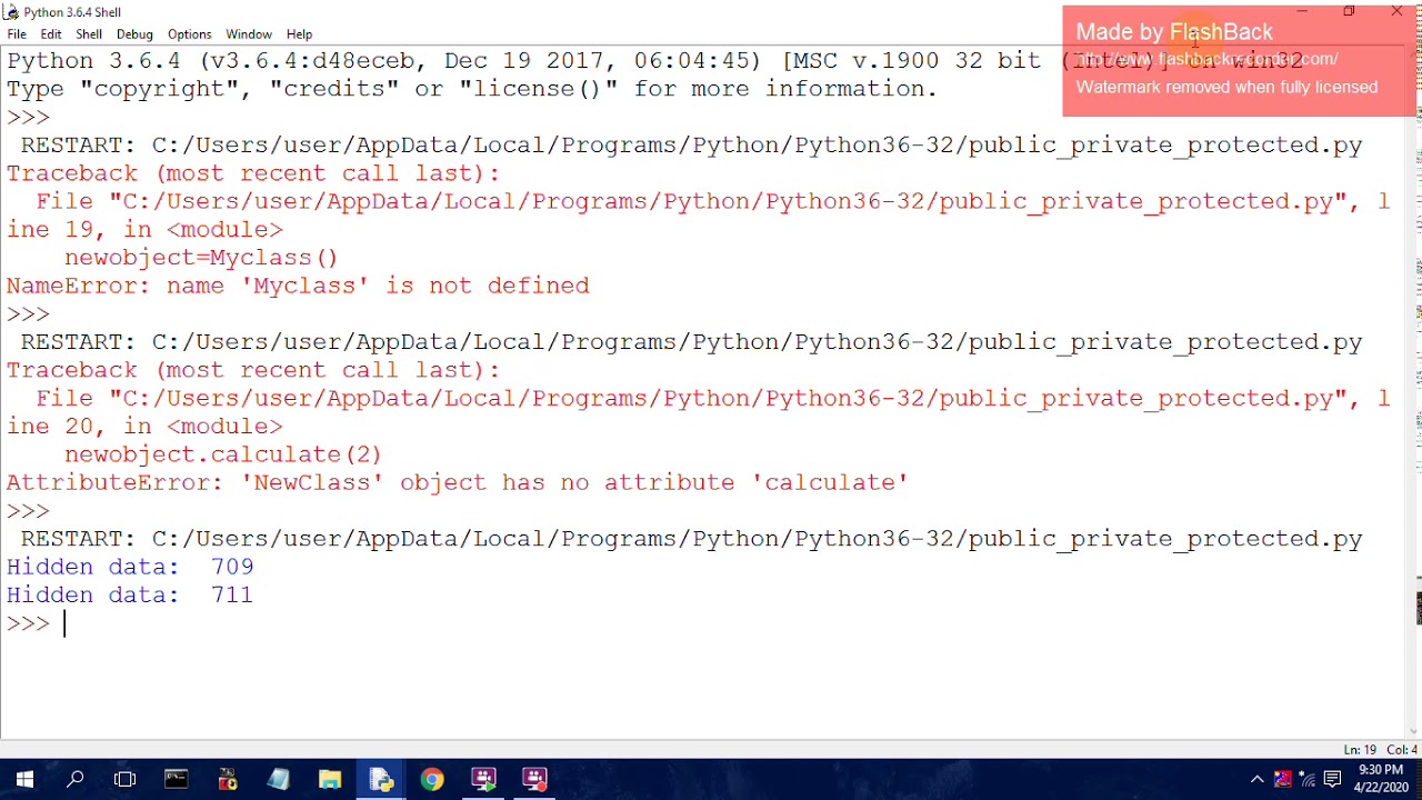 Data Hiding Bengali Python Programming Youtube