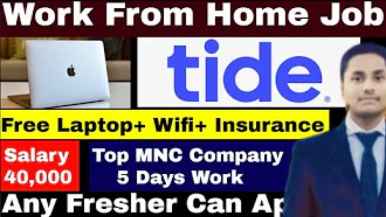 Work From Home Jobs | Tide | Free Laptop💻 | Online Job | New Job ...