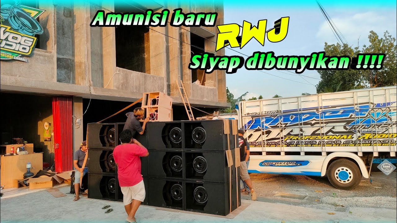 Ready amunisi RWJ AUDIO tripel magnet siap cek sound - YouTube