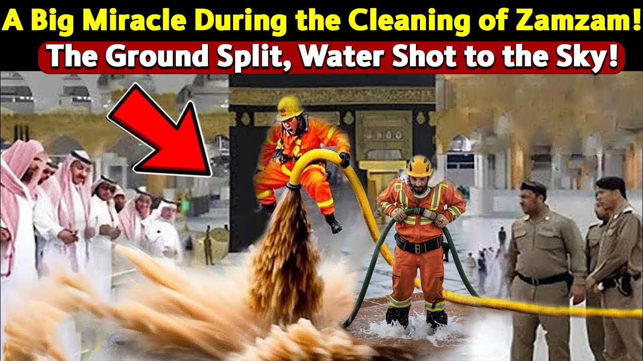 Miracle During Zamzam Well Cleaning at the Kaaba – Caught on Camera ...