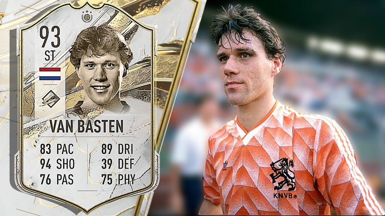 93 PRIME ICON VAN BASTEN PLAYER REVIEW FIFA 23 - YouTube