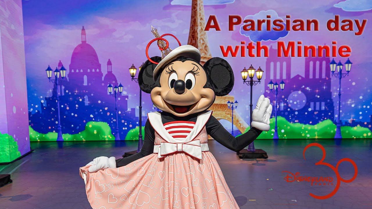 8K A Parisian day with Minnie at Walt Disney Studios Park in Disneyland ...