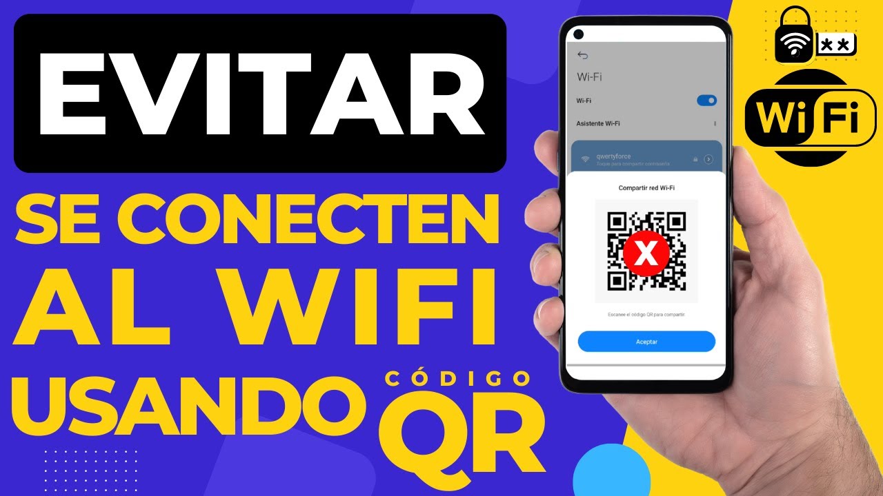 Como evitar, impedir y bloquear se conecten al wifi usando el codigo QR ...