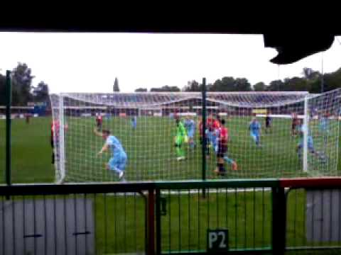 Lee Chaffey scores for Cambridge City vs Histon, 31.8.15 - YouTube