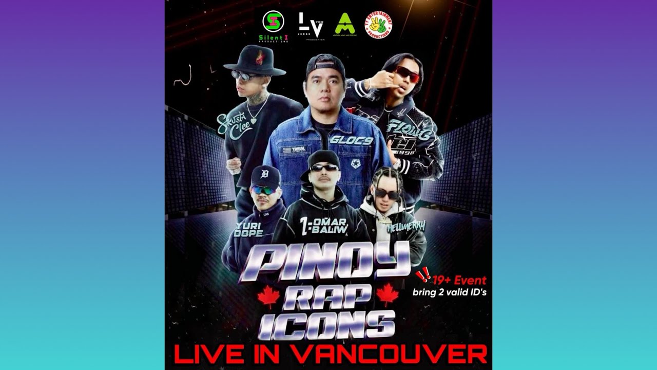 PINOY RAP ICONS VANCOUVER #flowg #gloc9 #skustaclee #pinoyrapicons # ...