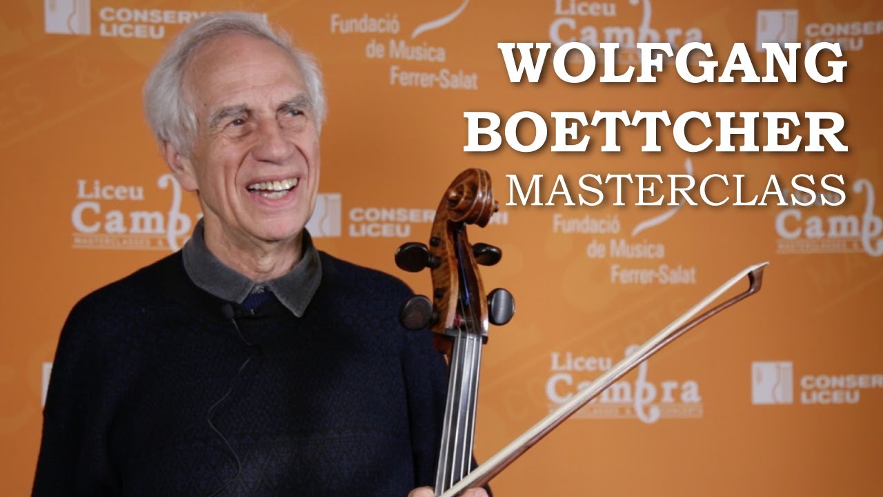 Masterclass de VIOLONCEL amb WOLFGANG BOETTCHER | #LiceuCambra - YouTube
