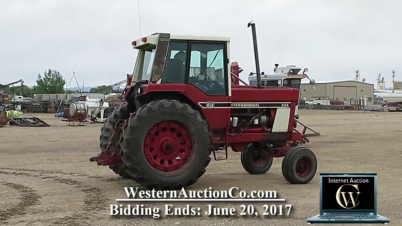 International 886 Farm Tractor Sells June 20th For Sale At Auction ...