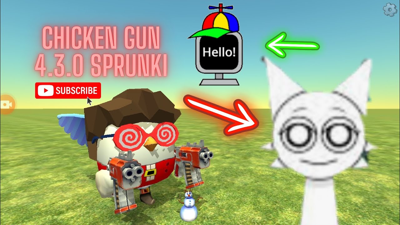 SPRUNKI no CHICKEN GUN 4.3.0 - YouTube