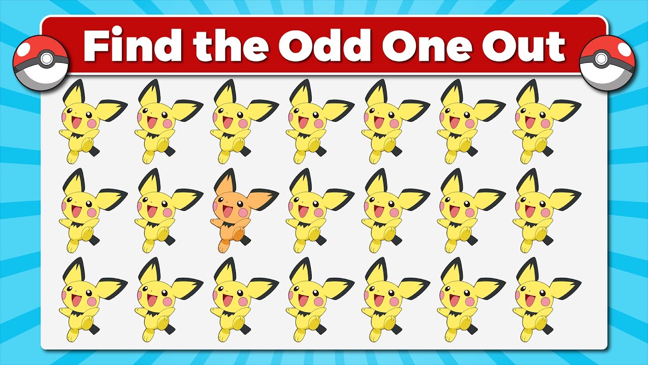 Find the Odd One Out | Pokémon Characters Edition - YouTube
