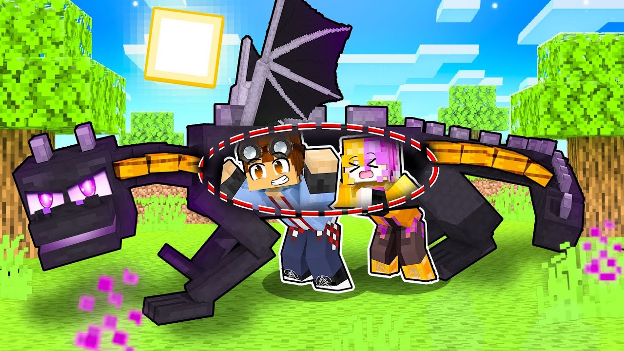 Adopted by FAKE Dragons In Minecraft! - YouTube