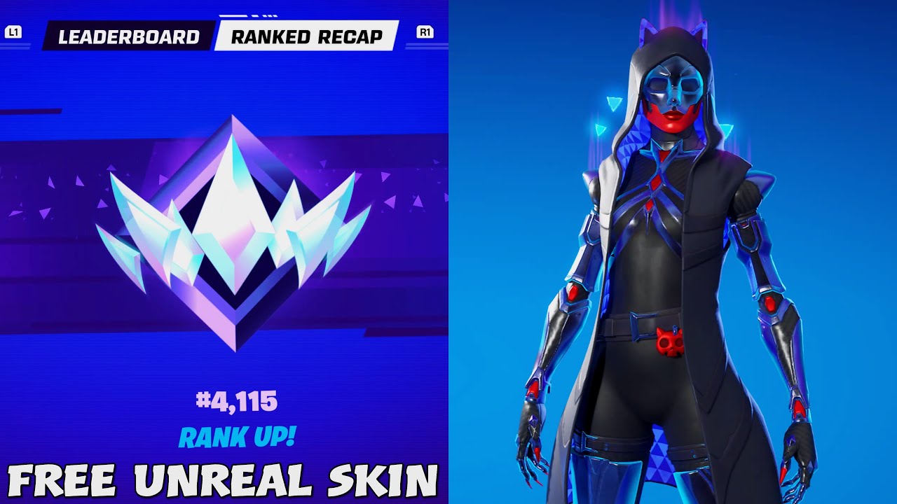 Hitting Unreal Rank in Rocket Racing to get the Free Felina Skin ...