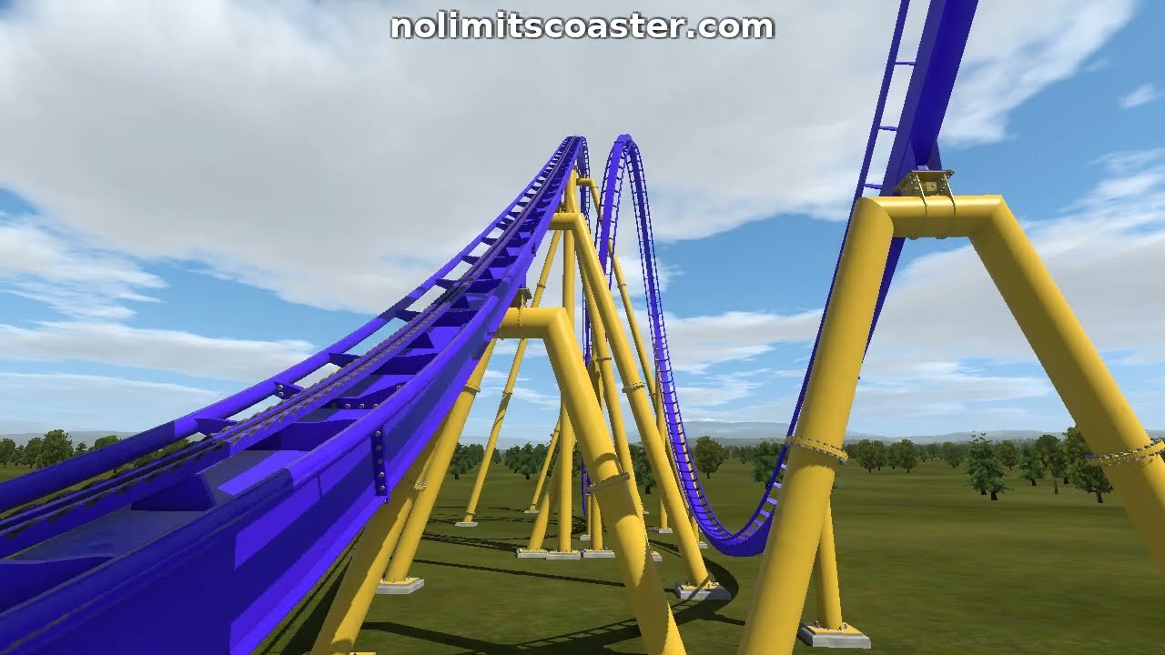 Falcon (Right Side) - NoLimits 2 Compact B&M Wing Coaster - YouTube