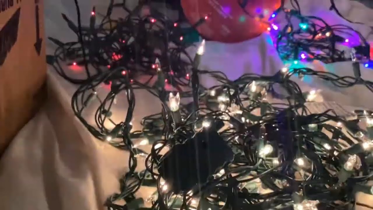 150 Holiday time 16 function mini lights - YouTube