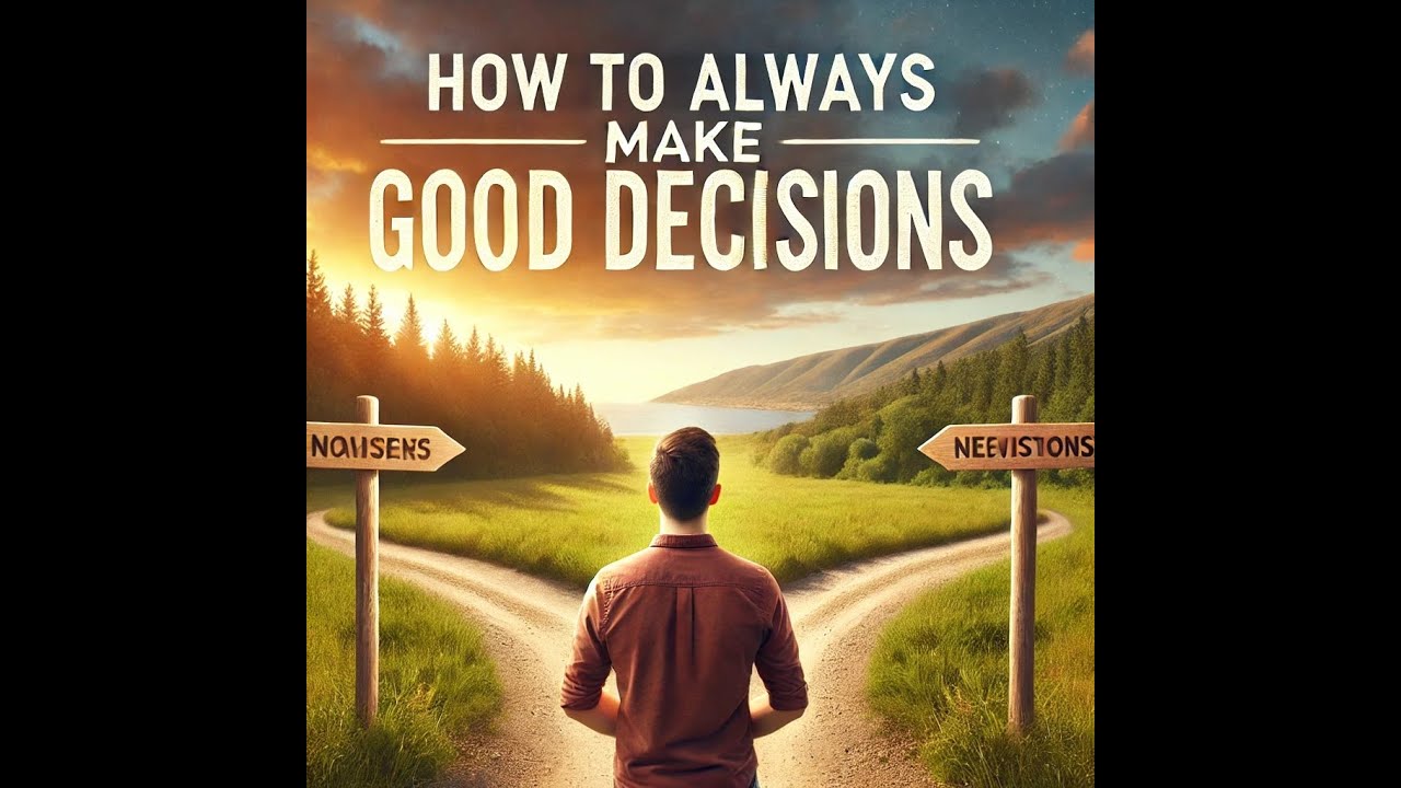How to Always Make Good Decisions - YouTube