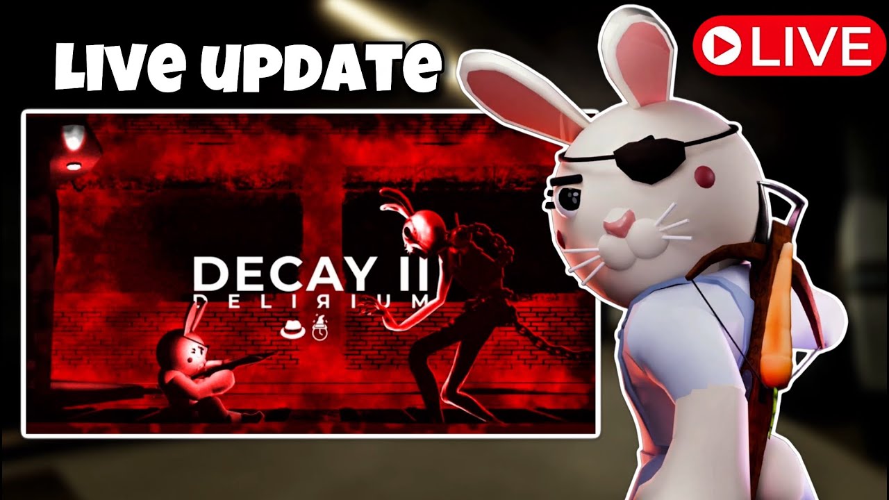 🔴DECAY PART 2 DELIRIUM OUT NOW!!! | PIGGY UPDATE LIVE🔴 - YouTube