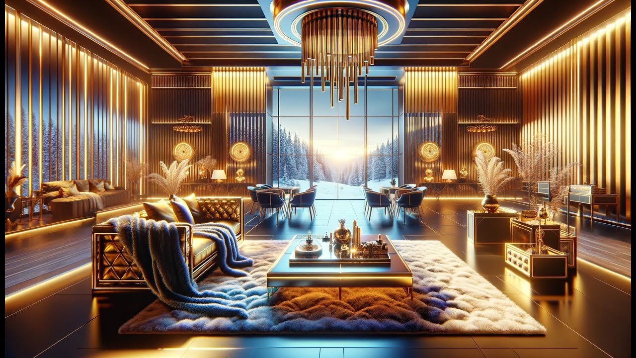 Luxury Lounge | Ambient Music for Sophisticated Relaxation 🎶 | Metallic ...