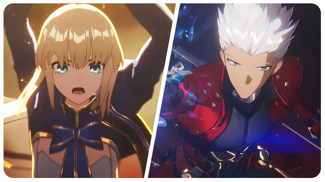 Saber VS Old Oti's Servant (Final Boss Fight Cutscene) Fate Collab ...