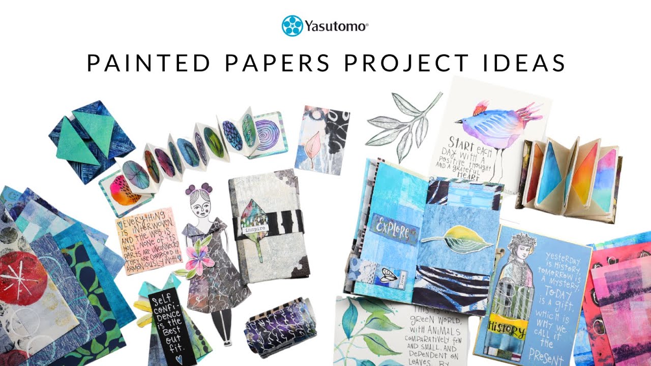 Painted Papers Project Ideas - YouTube