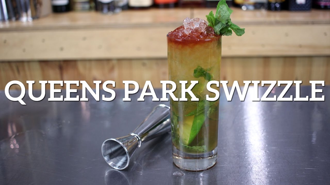 Queens Park Swizzle Cocktail Recipe - YouTube