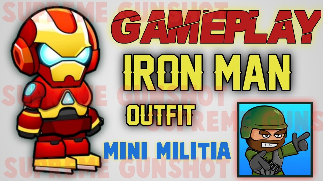 Iron Man Outfit Mini Militia Gameplay | Mini Militia - YouTube