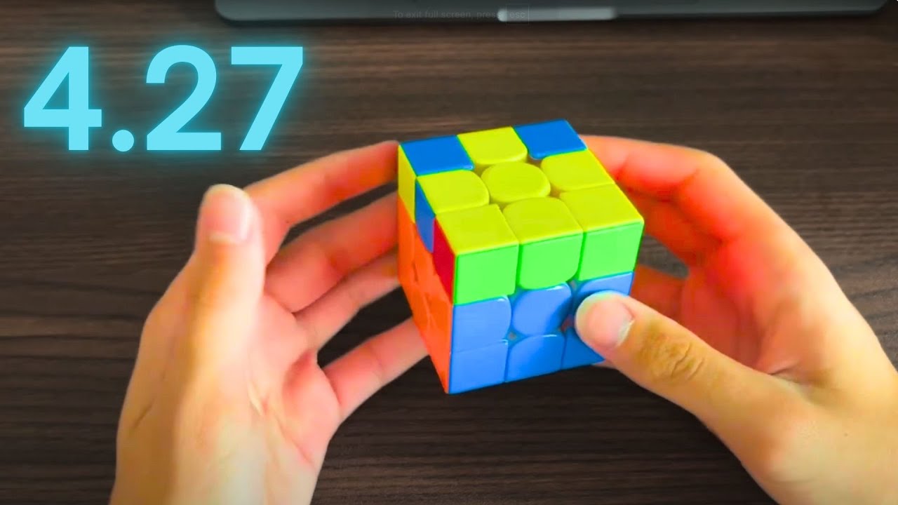 Rubik’s Cube Solved in 4.27 Seconds + Reconstruction - YouTube