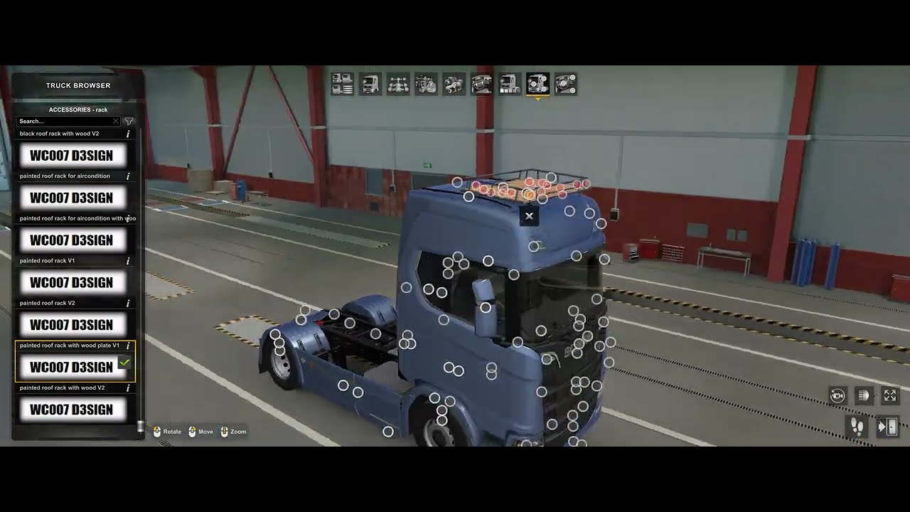 ETS2 Scania NG roof rack with wood plate V1 - YouTube