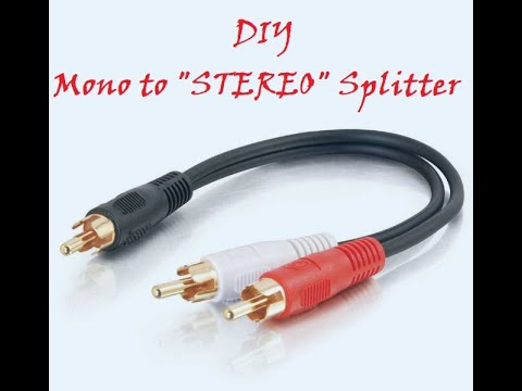 DIY Mono to Stereo Splitter - YouTube