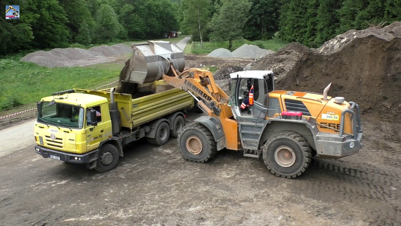 Tatra Terrno FL load by Liebherr 566 - YouTube