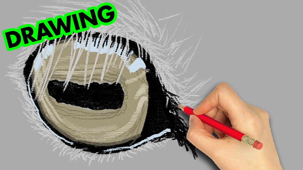 how to draw Goat Eye | Art Therapy - YouTube
