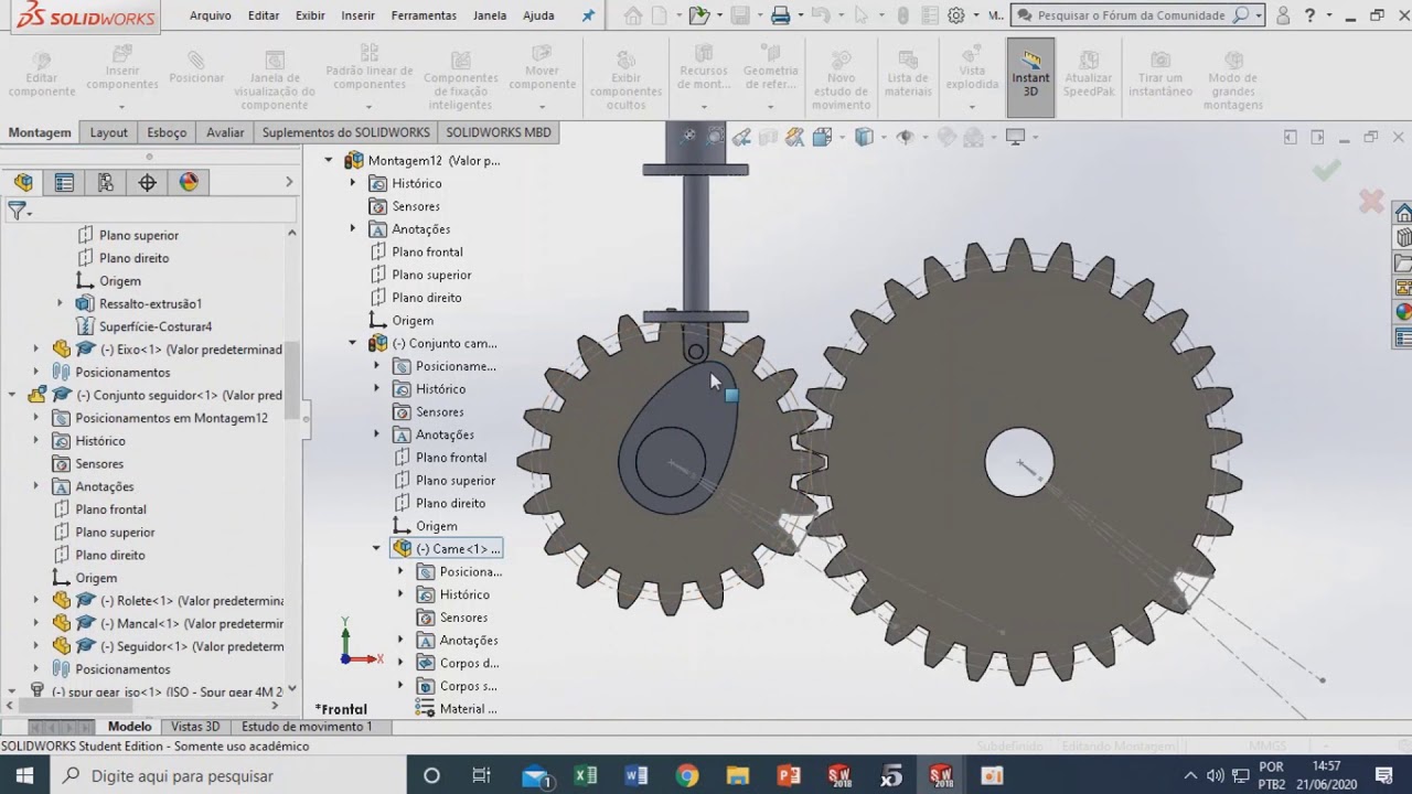 Curso básico de SolidWorks - Aula 7: Posicionamentos mecânicos e ...