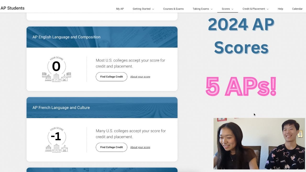 2024 AP Score Reaction (5 APs) - YouTube