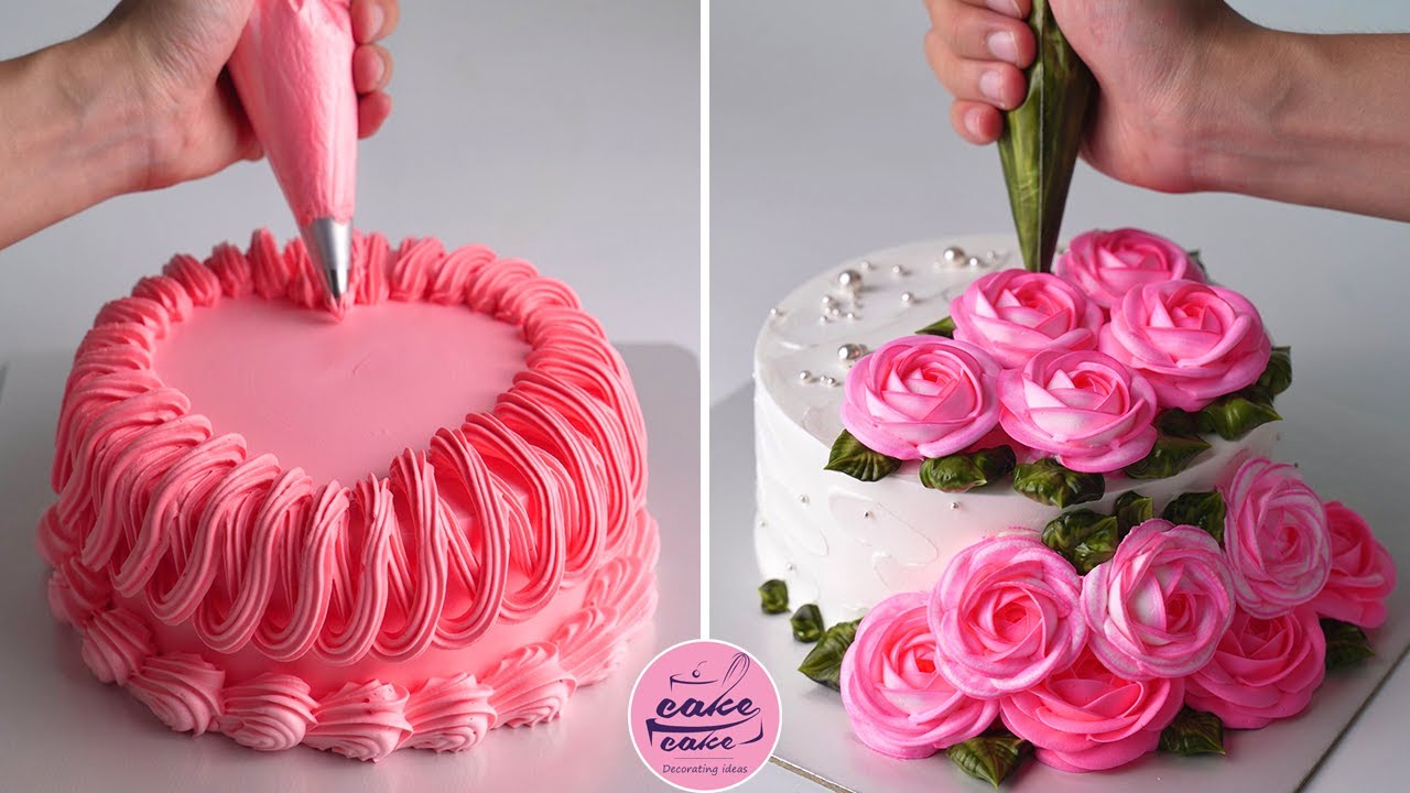 New Rose Cake Decorating Tutorials For Anniversary | Tasty Plus Cake ...
