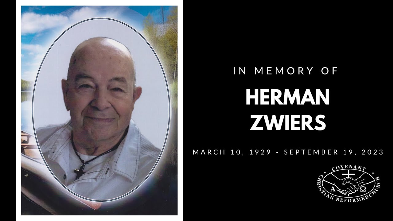 Funeral Service for Herman Zwiers | September 29, 2023 - YouTube