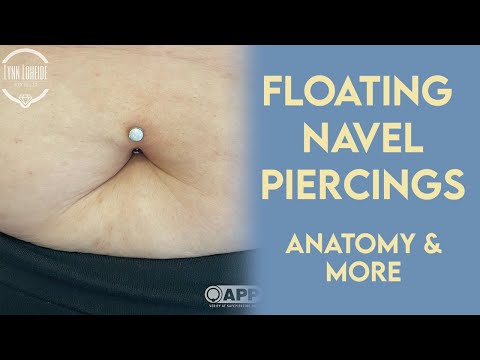 Floating Navel Piercings- How they work, Anatomy, and How they are pierced