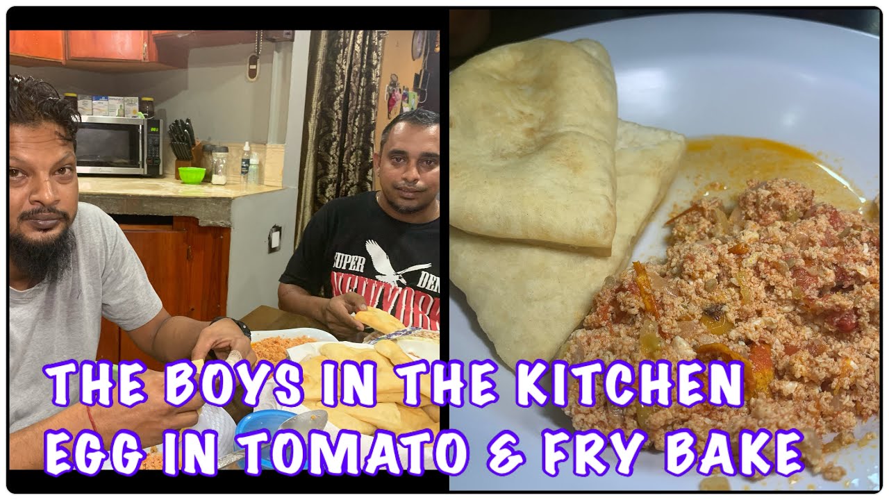 BOYS IN THE KITCHEN | EGG IN TOMATO SAUCE | FLAKIEST SOFTEST FRY BAKE ...