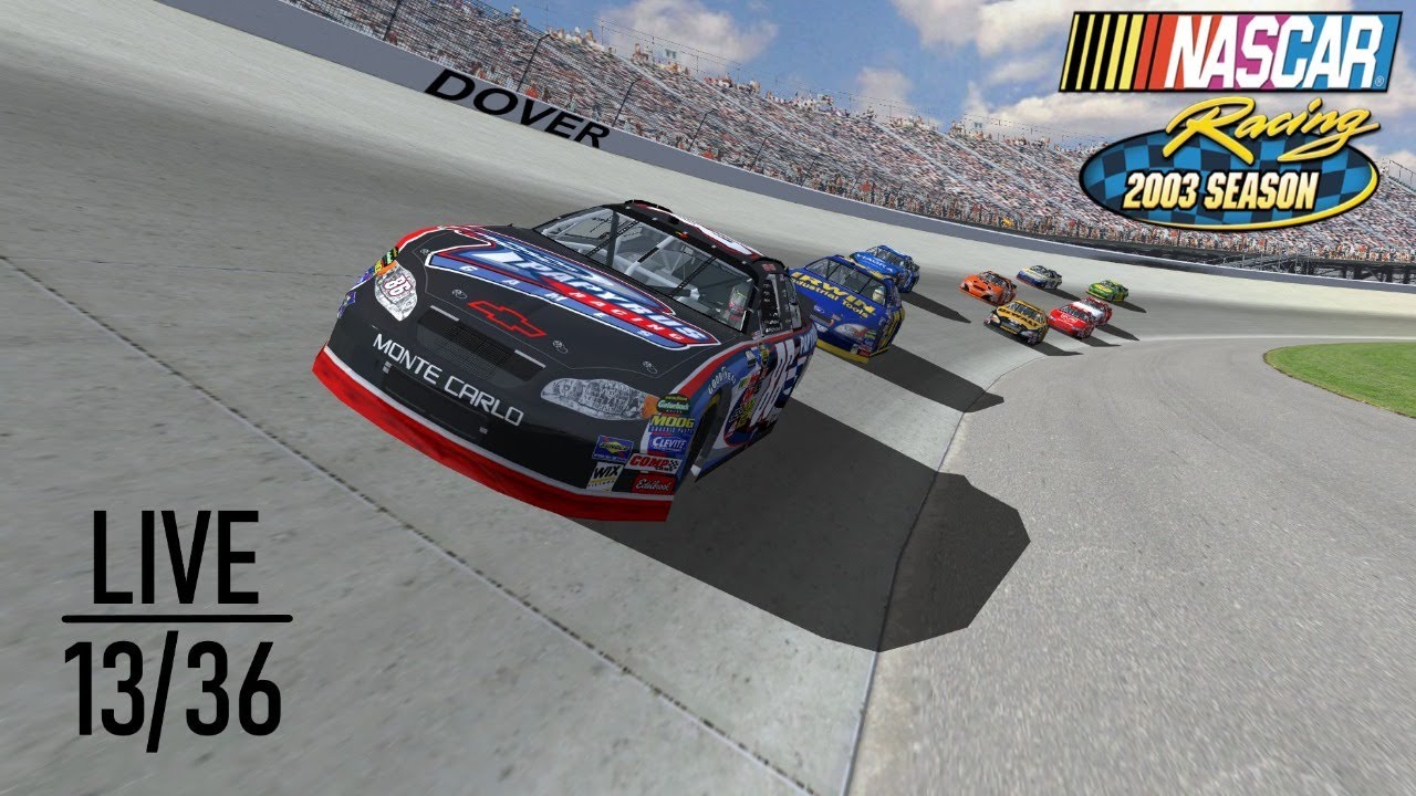 NR2003 LIVE: 2004 Season Mode 100% LENGTH RACE 13/36 - MBNA America 400 ...