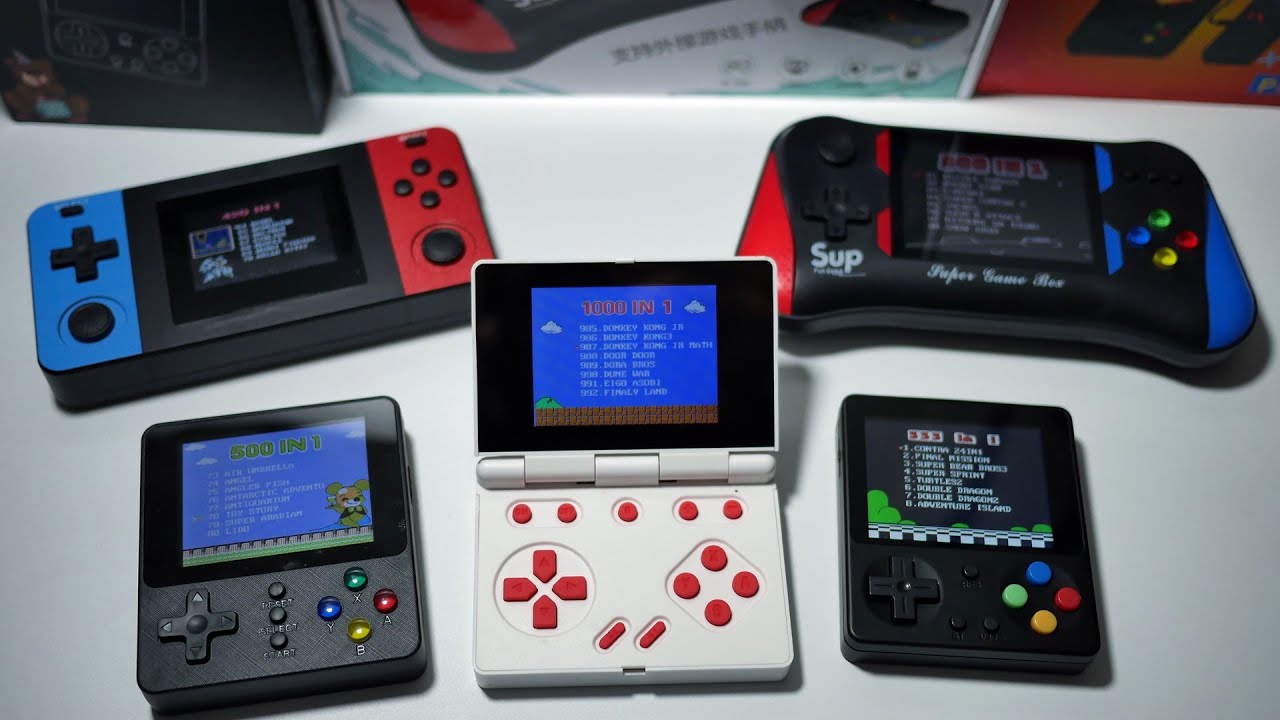 중국산 똥게임기 5종 리뷰 - 여러분의 돈을 아껴드립니다 Review of 5 Chinese garbage game ...