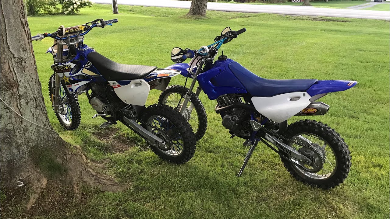 ORCHARD RIDING HE GOT A YZ 85 (105 big bore) - YouTube