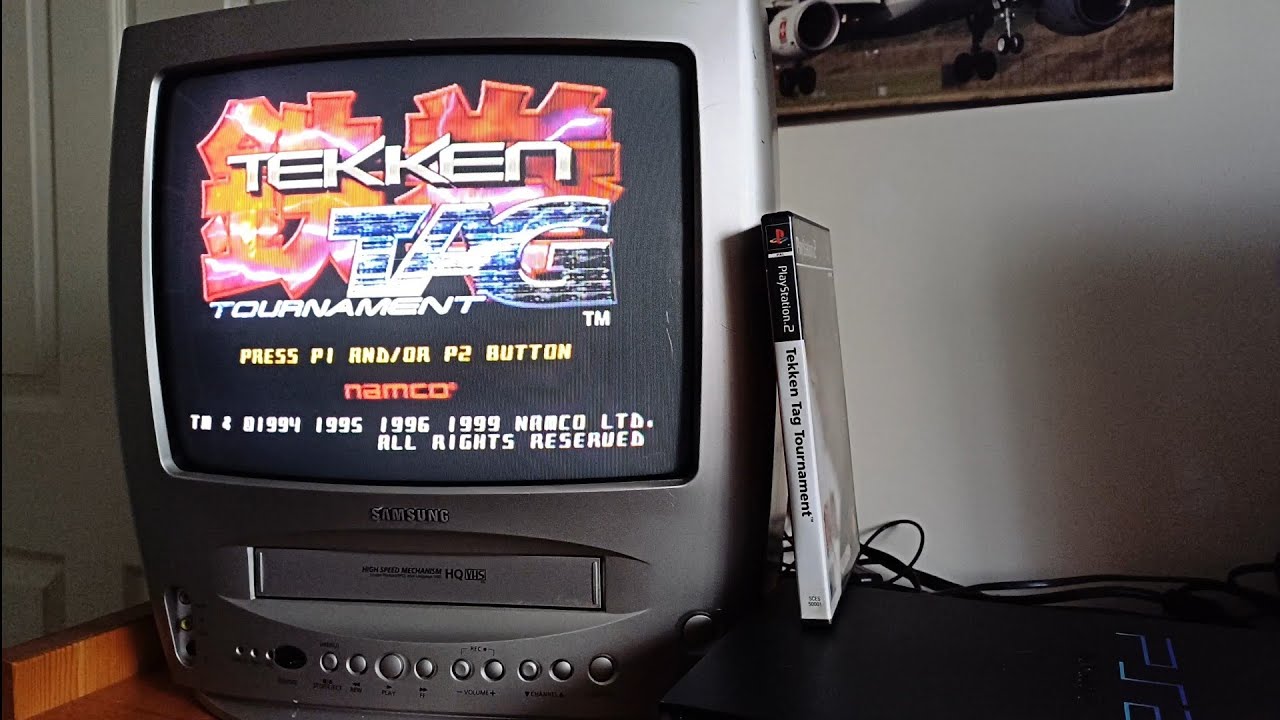 Tekken Tag Tournament PS2 Intro And Gameplay on CRT TV - YouTube
