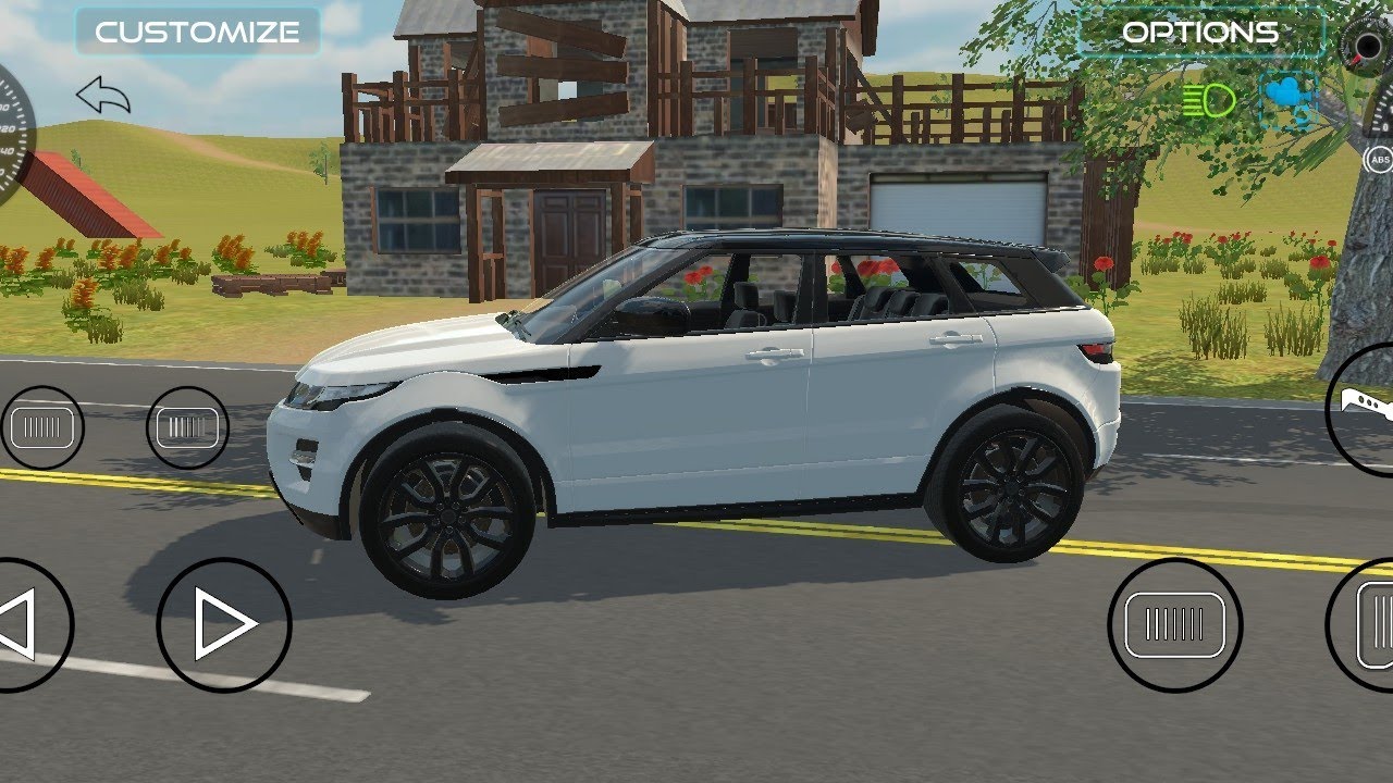 range rover car game balero jip game - YouTube