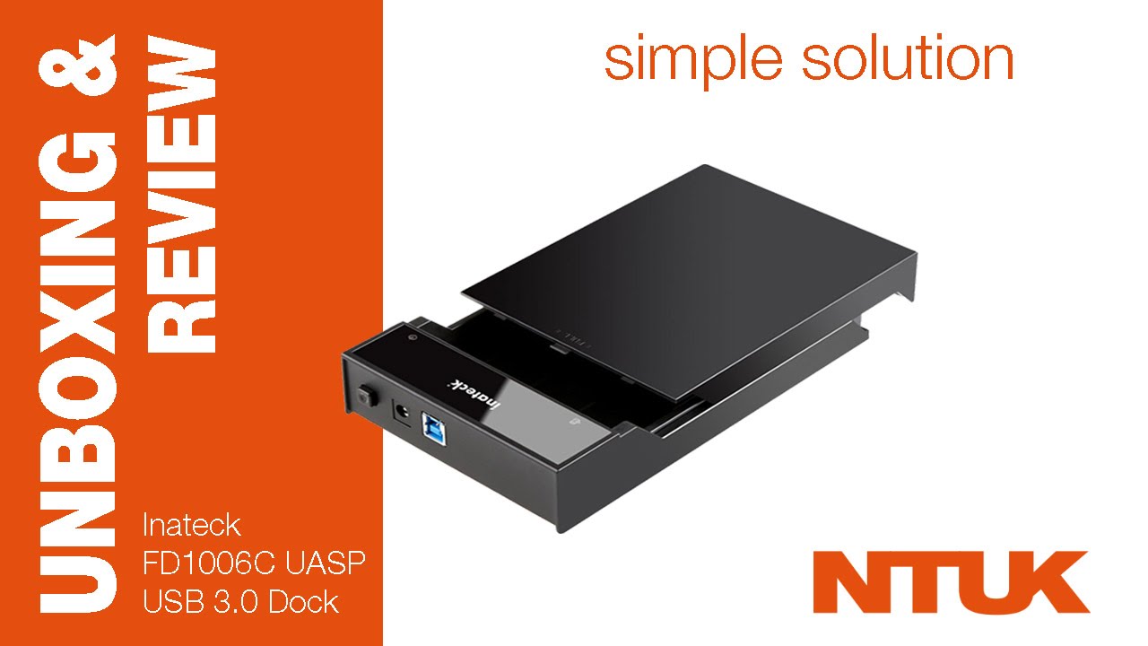 Inateck FD1006C UASP USB 3.0 HDD Docking Station {Unboxing & Review ...
